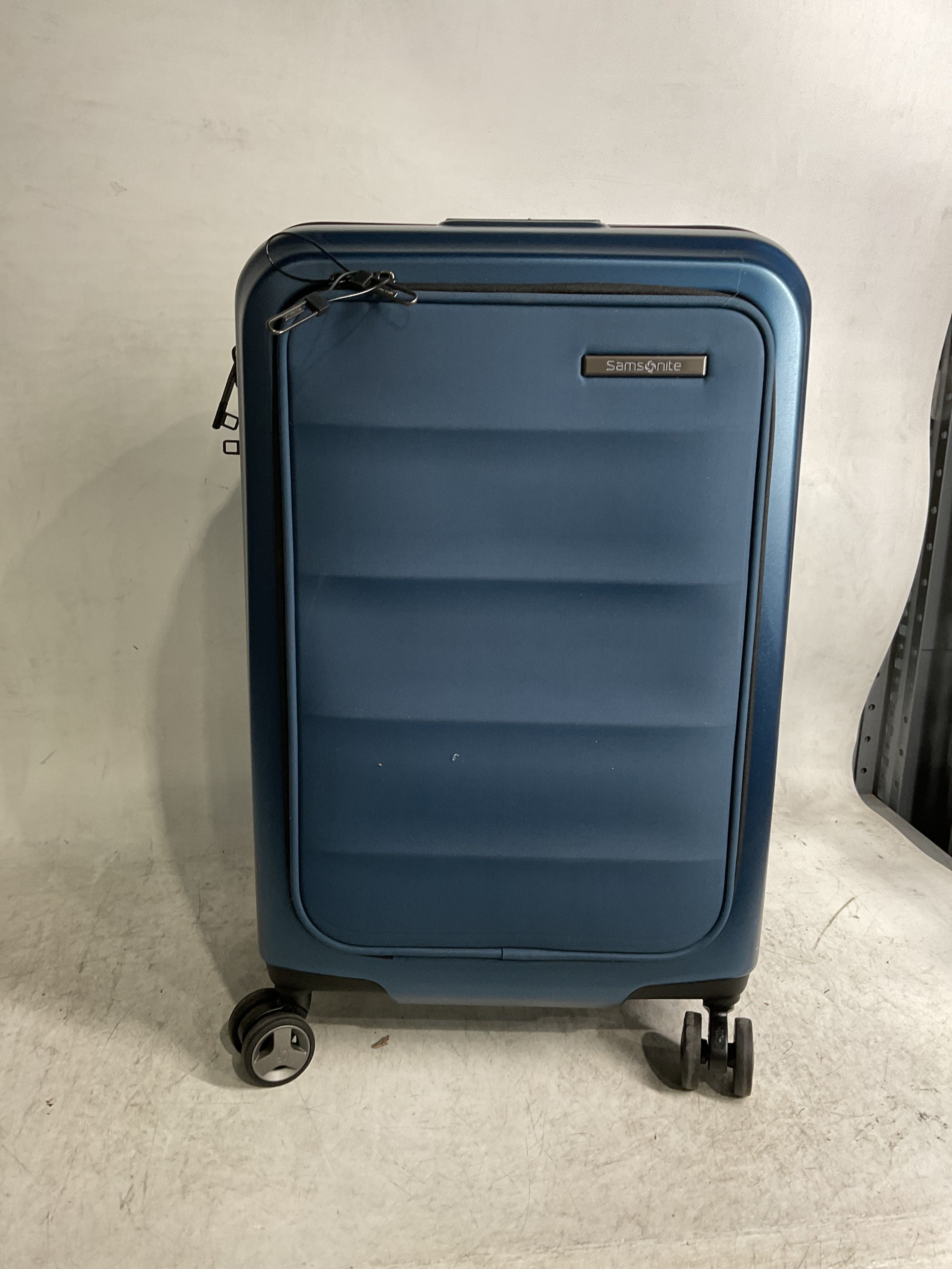 Samsonite Octiv Hardside Spinner ( Blue Denim , Front Pocket Carry-On ...
